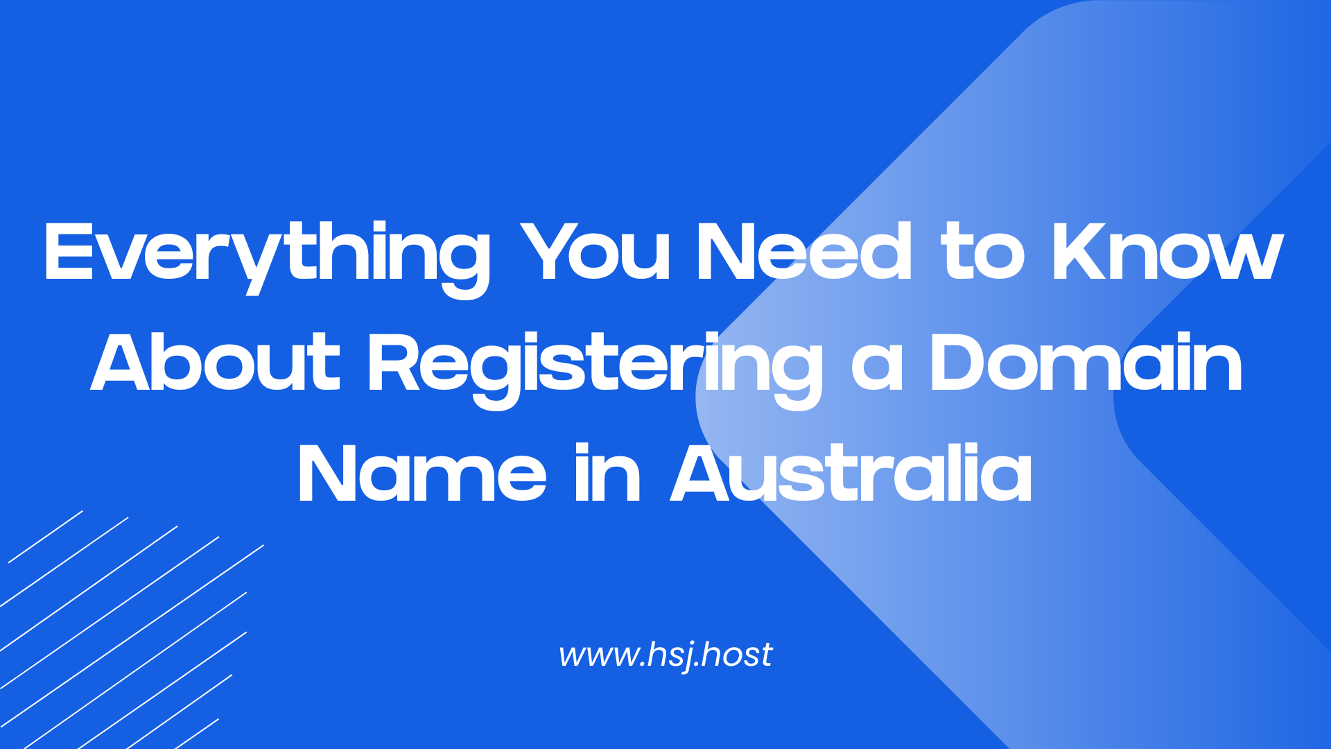 How to Register a Domain Name in Australia: Step-by-Step Guide for 2024